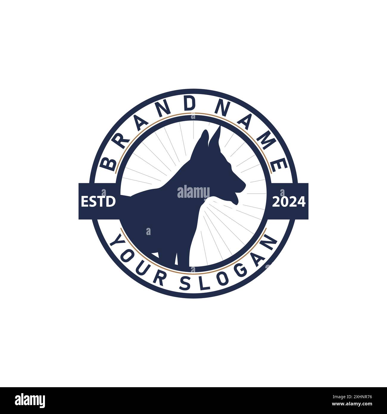 Stylish cat silhouette Stock Vector Images - Alamy