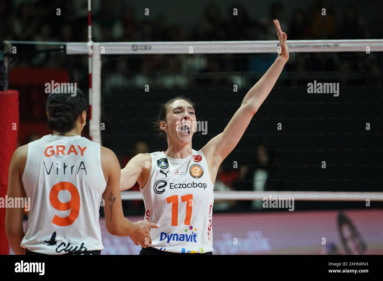 ISTANBUL, TURKIYE - FEBRUARY 21, 2024: Naz Aydemir Akyol in Eczacibasi ...