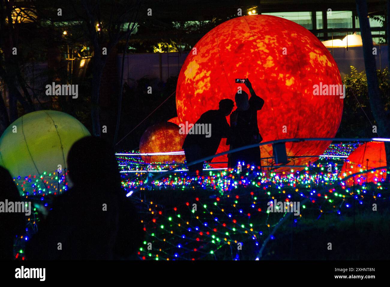 Bandung, West Java, Indonesia. 15th July, 2024. People take a photo at ...