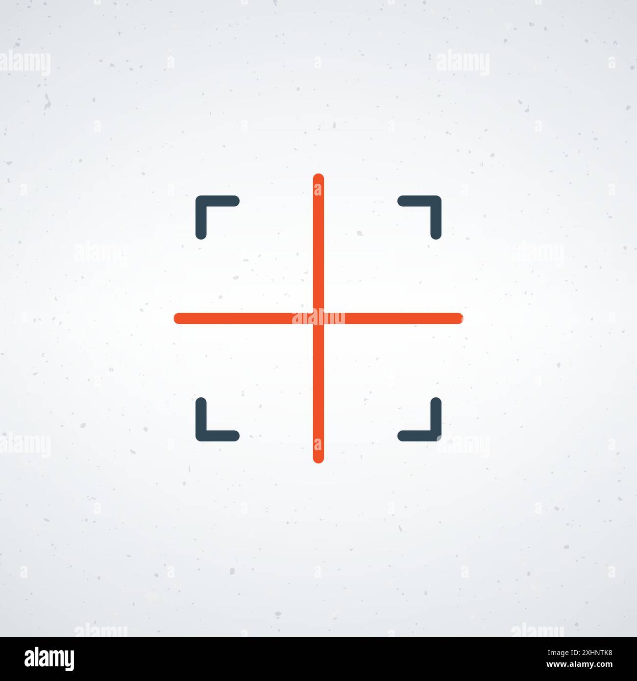 Square Sniper accuracy target scope or sight, Stock vector illustration ...