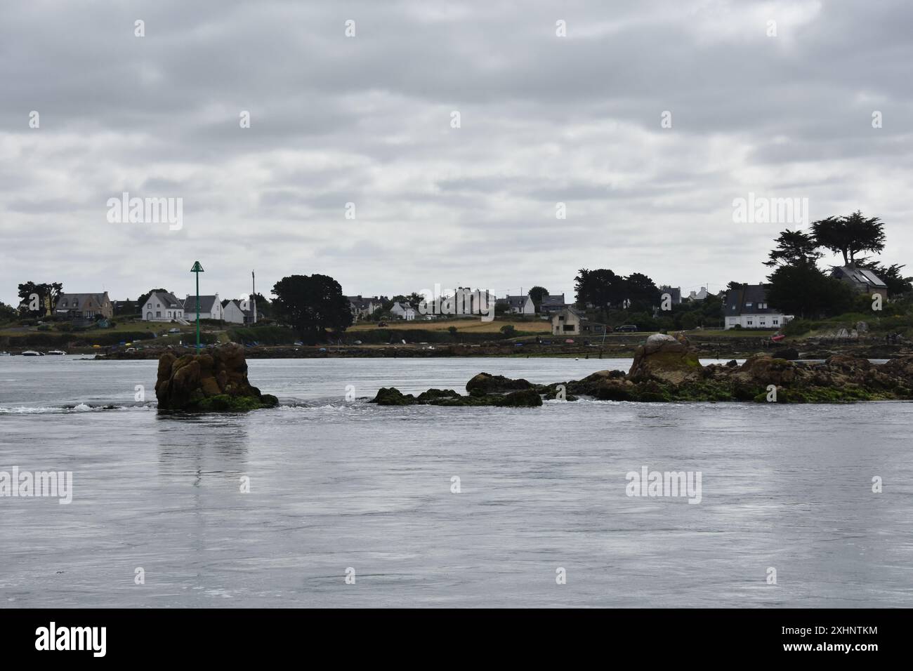 island, Ria d''Etel, Golf Of Morbihan, Beauty of Brittany, France Stock ...