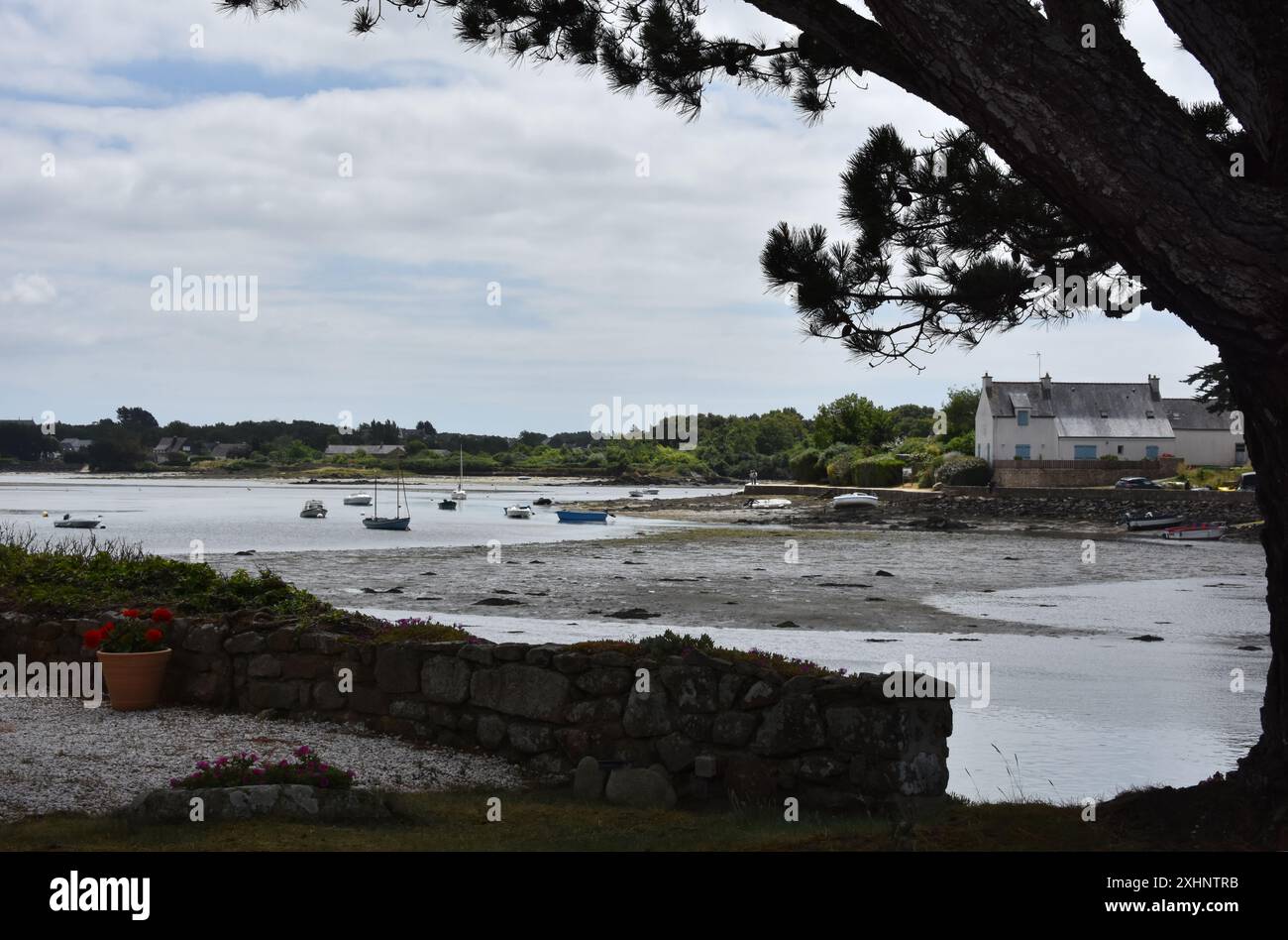 View of Saint cado,, Saint cado, typical village of Brittany. Beauty Of ...