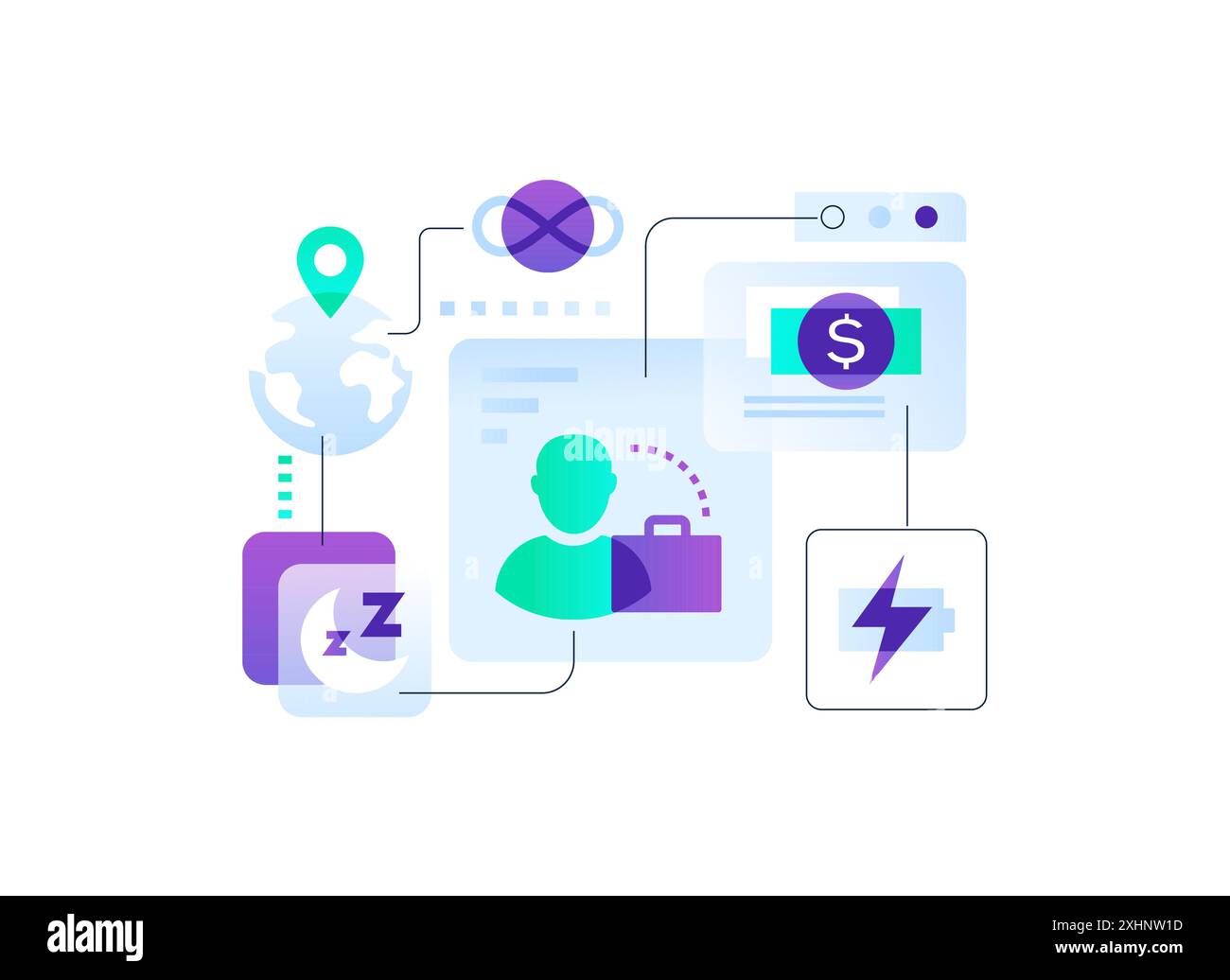 Lifestyle approach Stock Vector Images - Alamy
