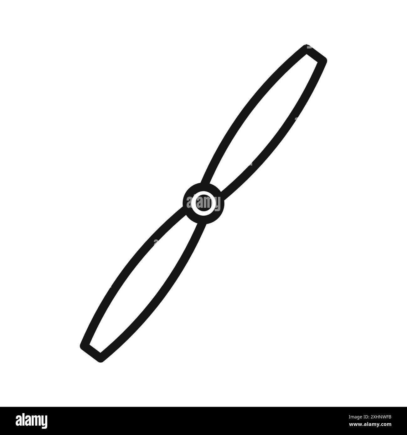 airscrew icon Black line art vector in black and white outline set collection sign Stock Vector ...