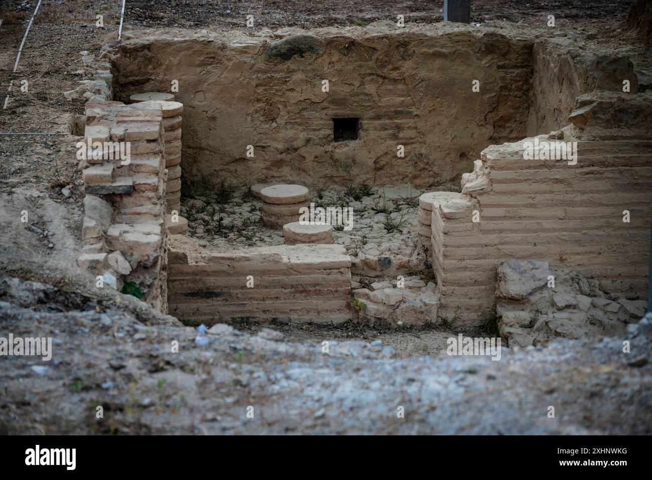 Archaeological Site of the Lyceum of Aristotle, Athens, Greece Stock ...