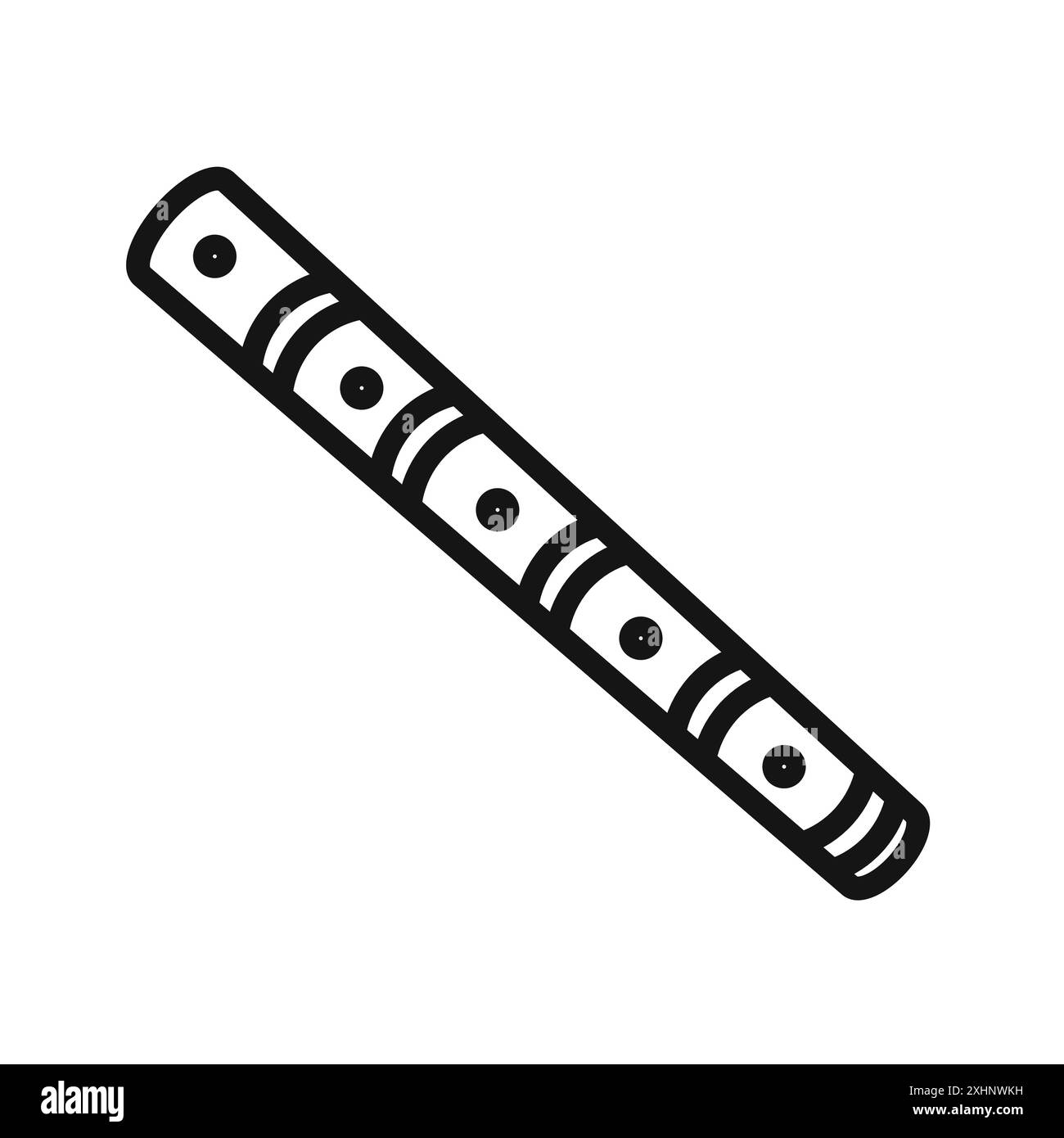 Dizi music icon Black line art vector in black and white outline set collection sign Stock ...