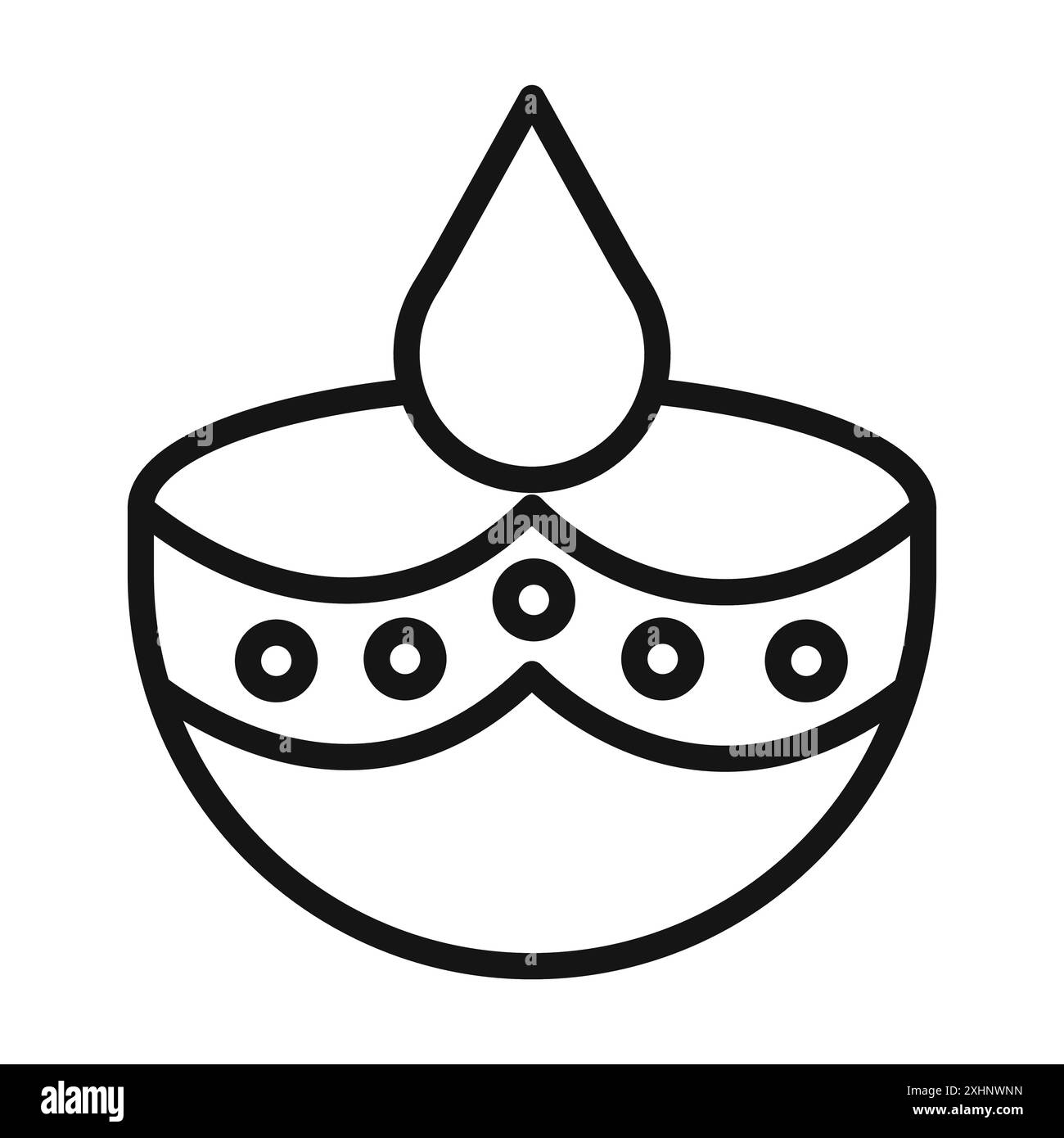 Diwali diya Stock Vector Images - Alamy