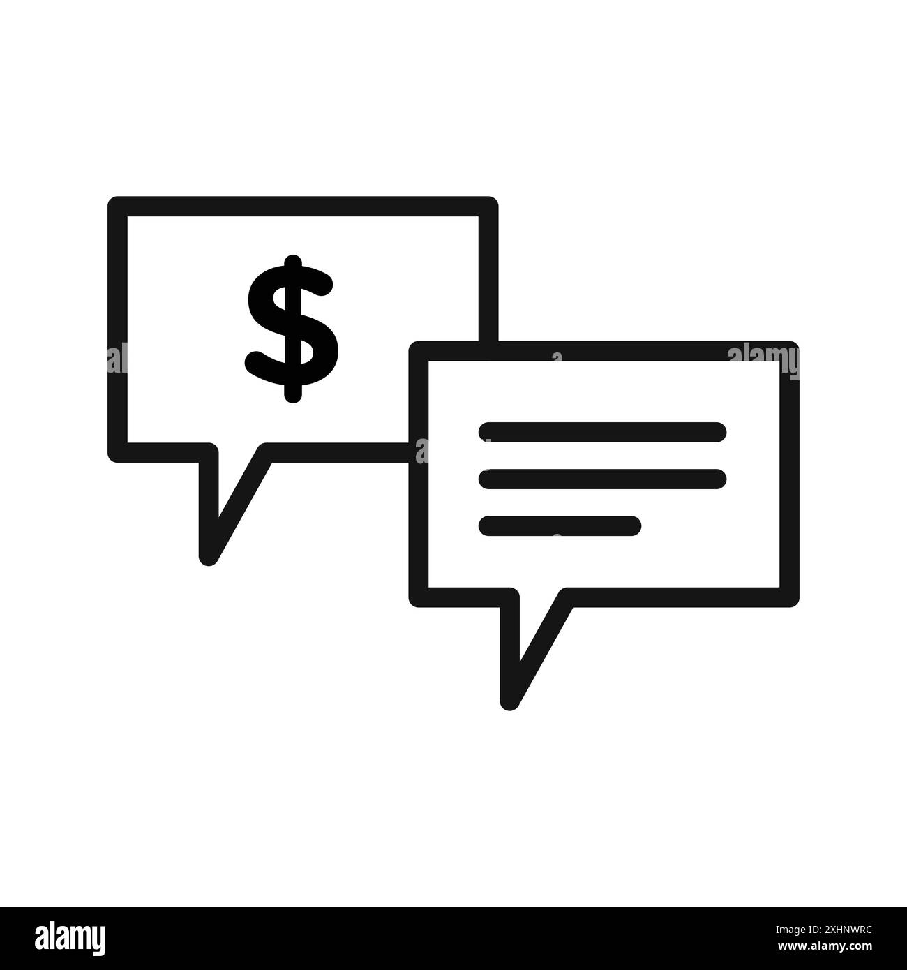 White line monitor dollar symbol Black and White Stock Photos & Images ...