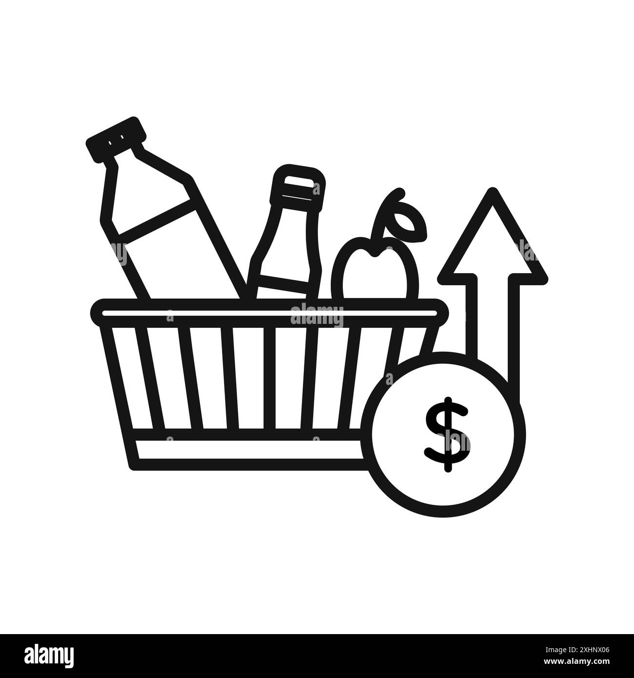 Inflation icon hi-res stock photography and images - Alamy