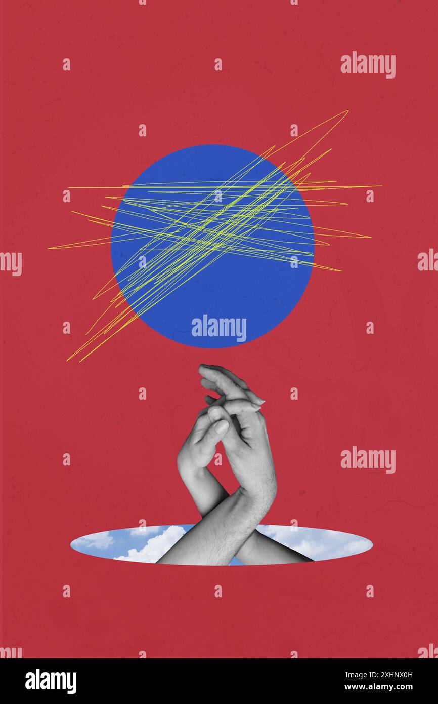 Vertical image picture human hands body fragments hold each other ...