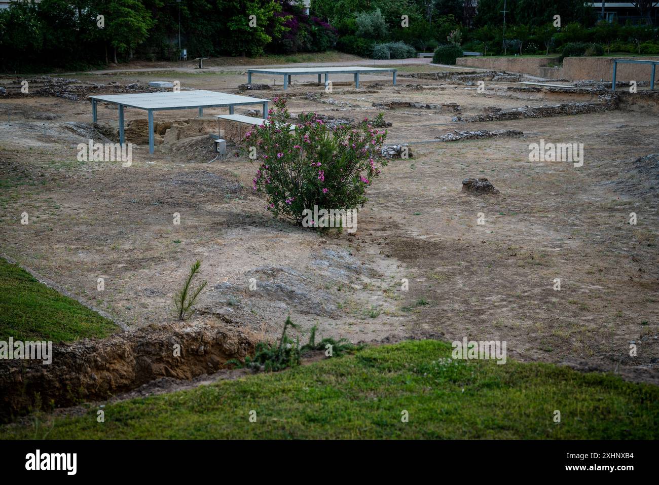 Archaeological Site of the Lyceum of Aristotle, Athens, Greece Stock ...