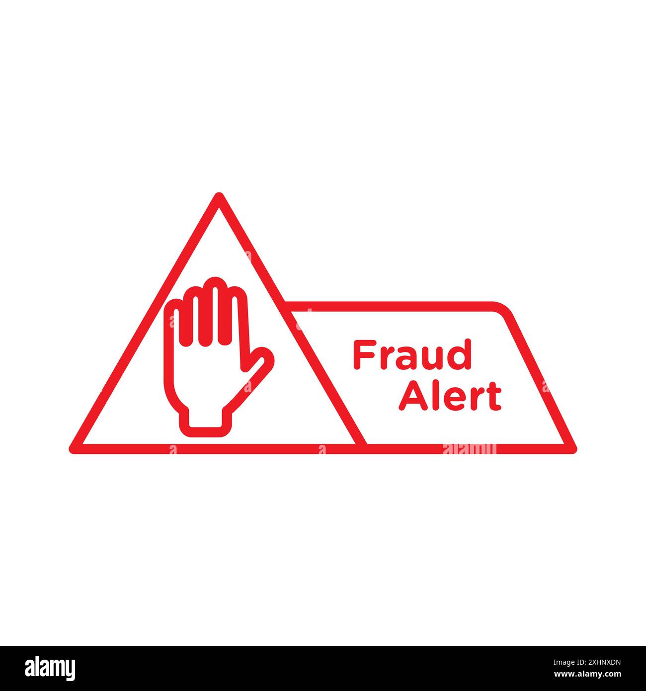 Fraud Alert icon Black line art vector in black and white outline set ...