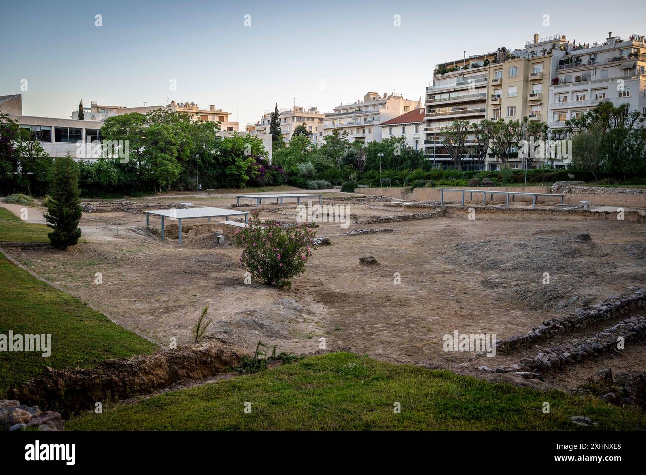 Archaeological Site of the Lyceum of Aristotle, Athens, Greece Stock ...