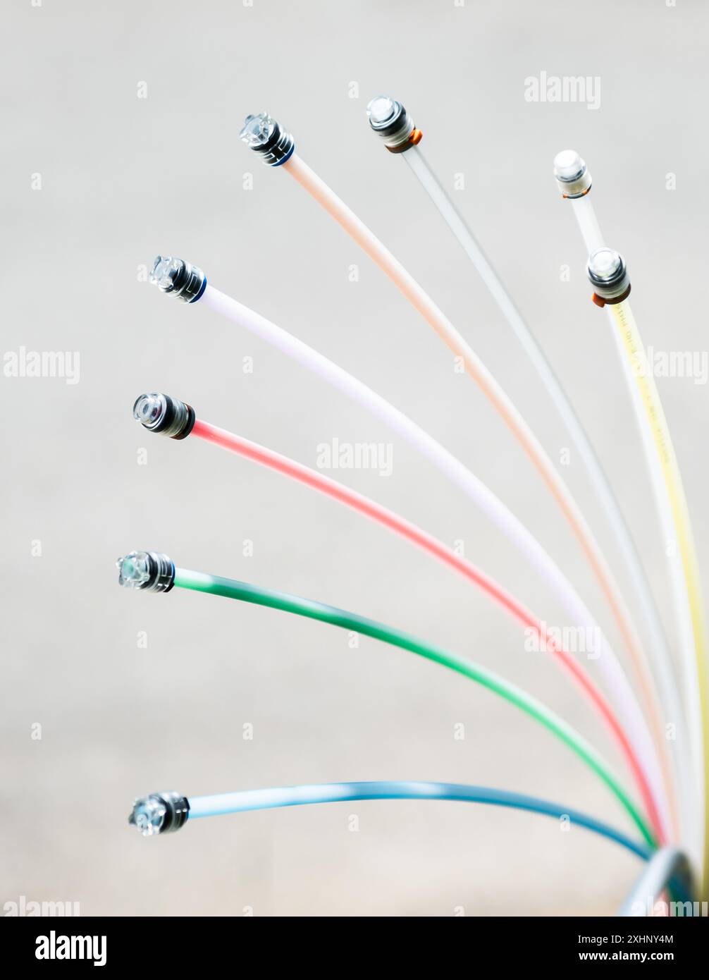 Various fiber optic cables hi-res stock photography and images - Alamy