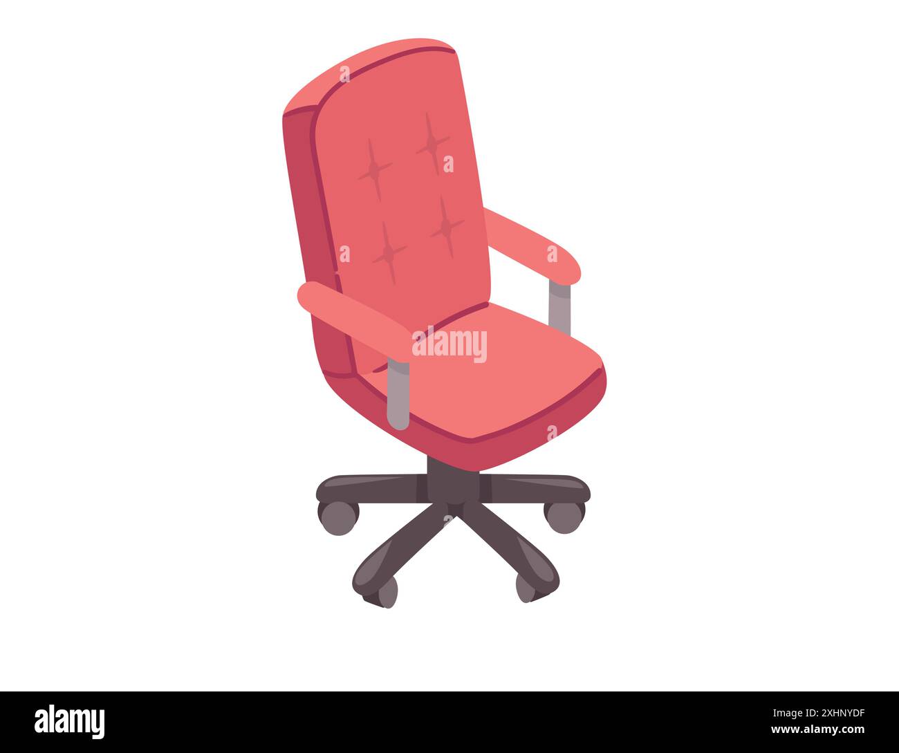 Leather swivel chair Stock Vector Images - Alamy