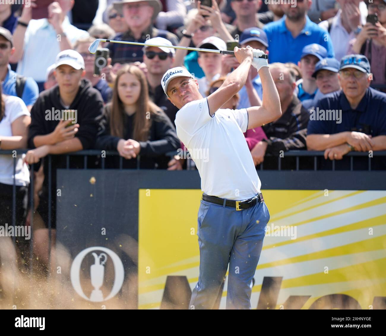 Troon, South Ayrshire, Scotland. 15th July 2024; Royal Troon Golf Club, Troon, South Ayrshire ...