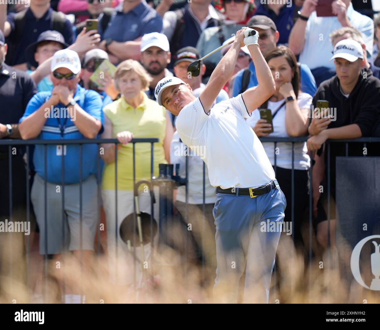 Troon, South Ayrshire, Scotland. 15th July 2024; Royal Troon Golf Club, Troon, South Ayrshire ...