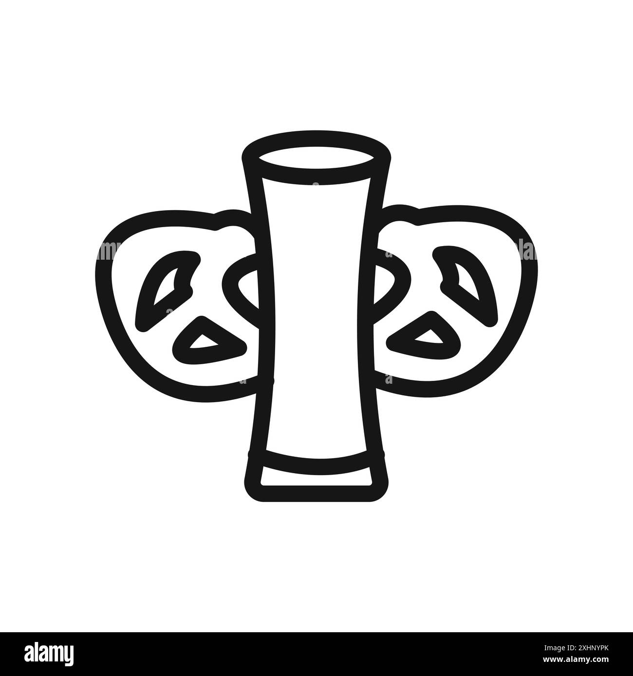 oktoberfest icon Black line art vector in black and white outline set collection sign Stock ...