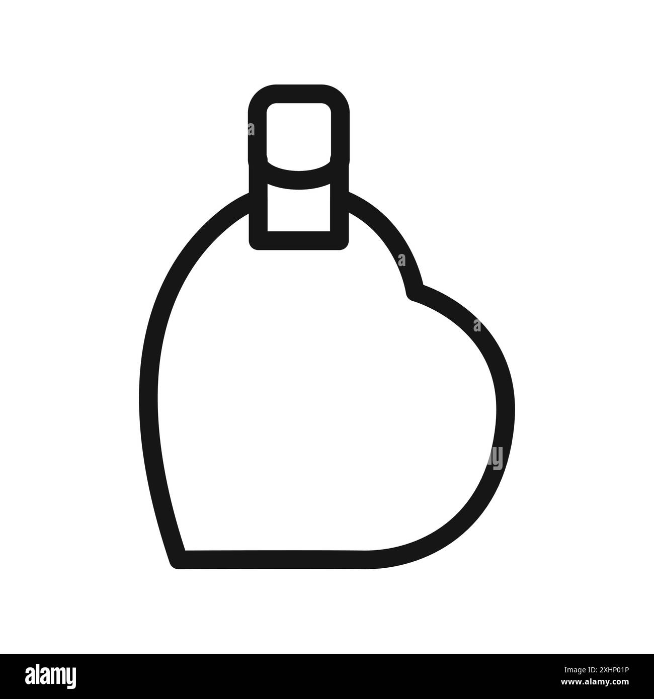 Love Elixir icon Black line art vector in black and white outline set ...