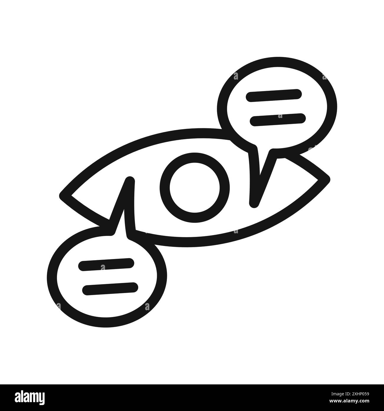 Viewable Impression icon Black line art vector in black and white ...