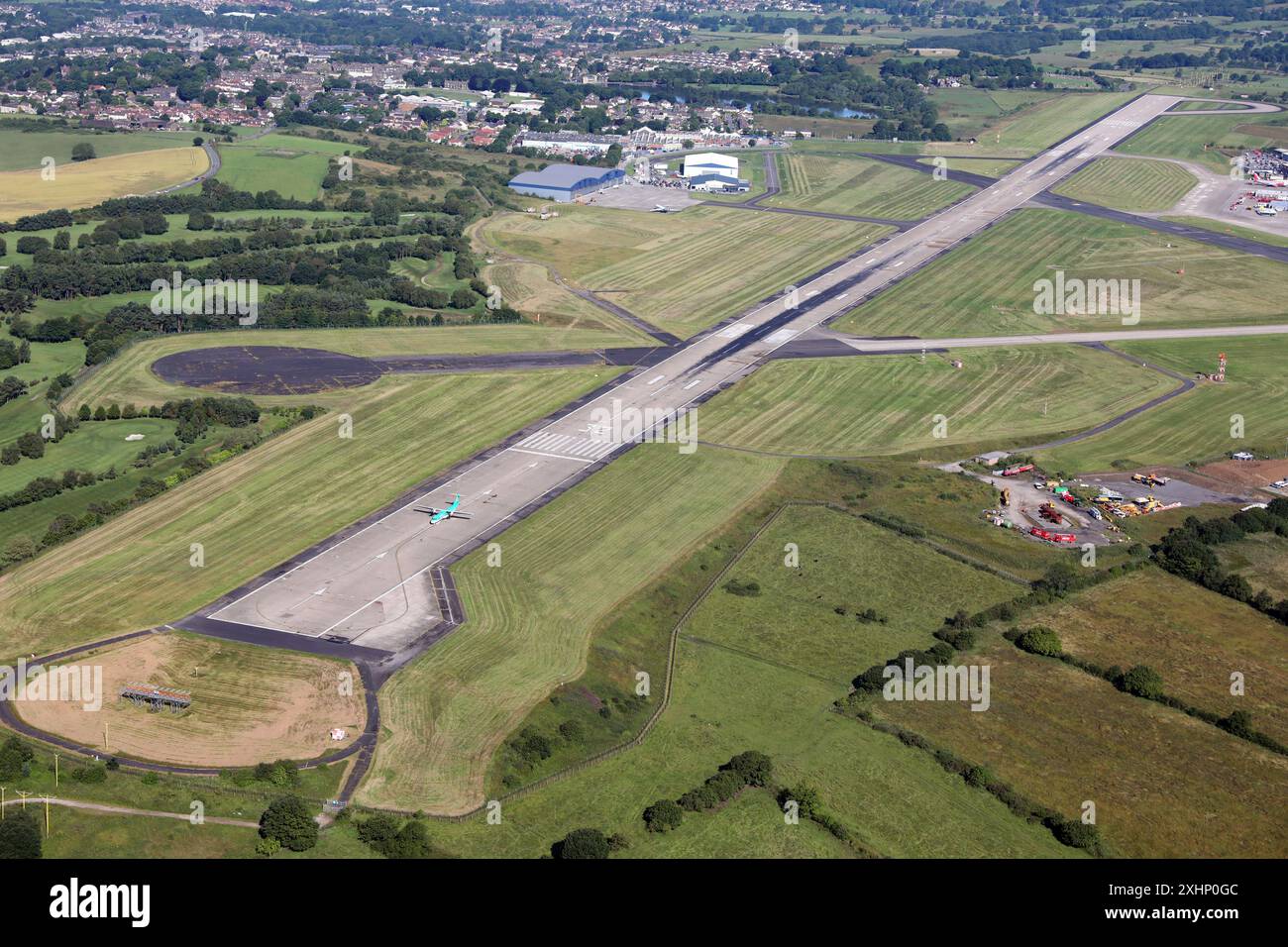 Aerial view leeds bradford airport hi-res stock photography and images ...