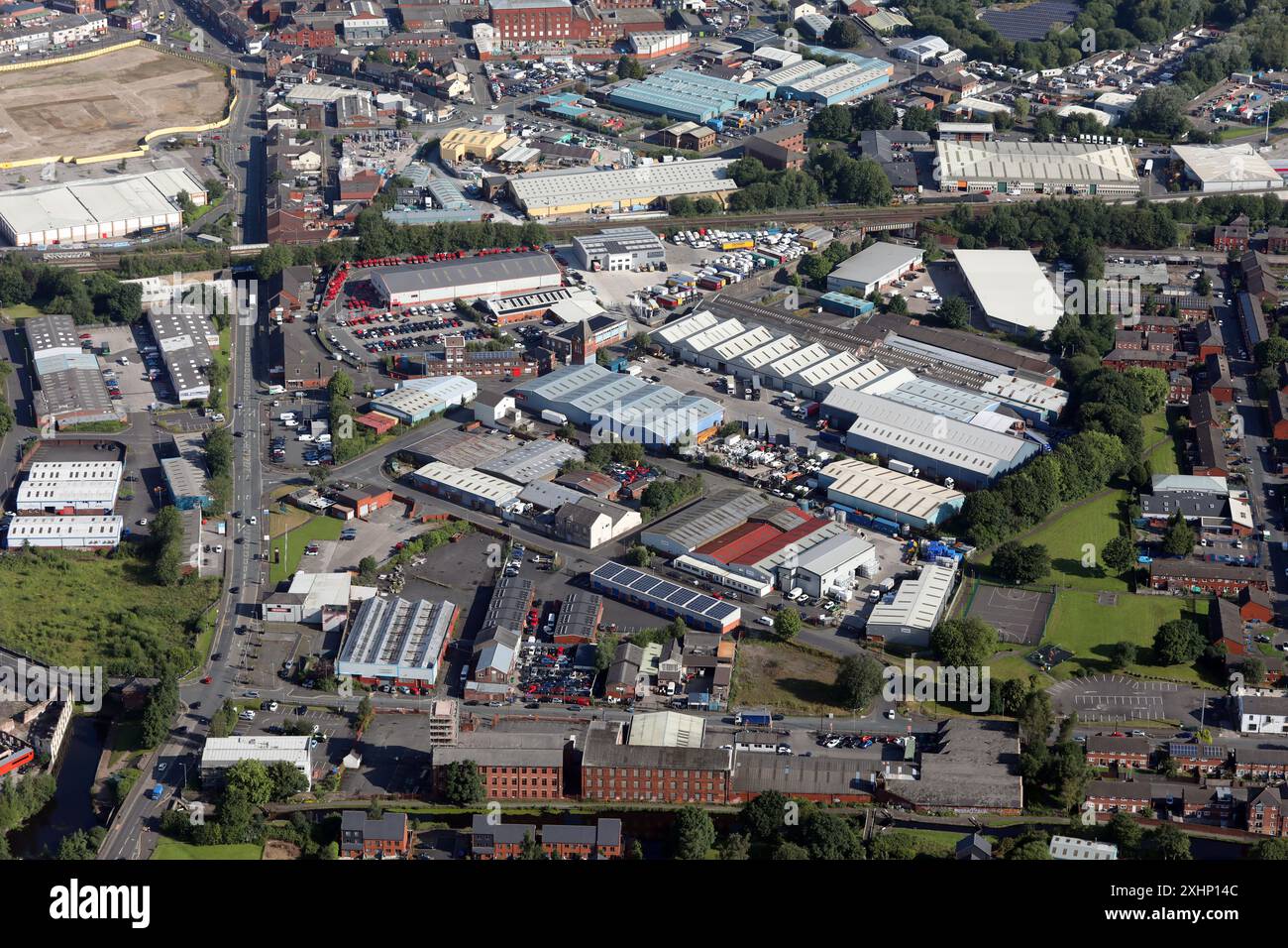 aerial view of Scotts Industrial Park & Sandfield Industrial Park ...
