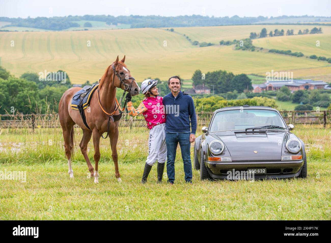Former racing driver, dario franchitti (right) joins his wife eleanor ...