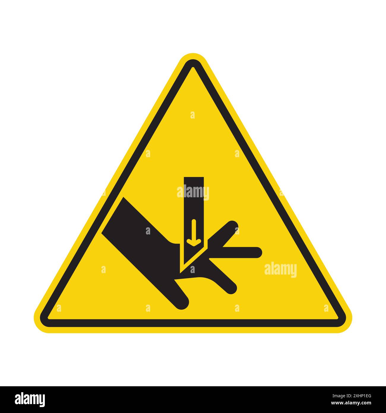 safety hand icon Black line art vector in black and white outline set ...