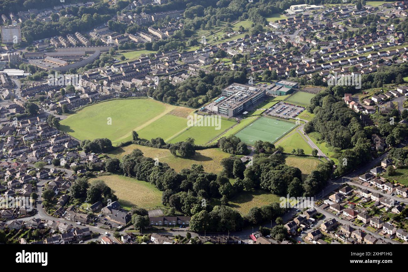 Aerial view keighley west yorkshire hi-res stock photography and images ...