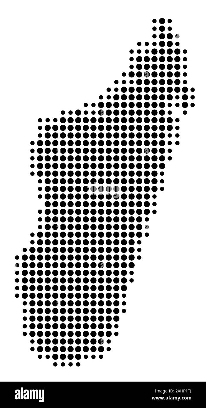 Madagascar outline map hi-res stock photography and images - Alamy