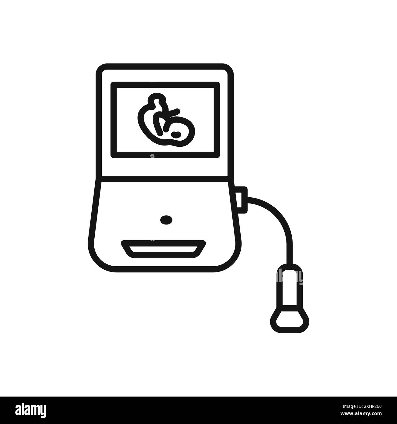 Ultrasound machine Black and White Stock Photos & Images - Alamy