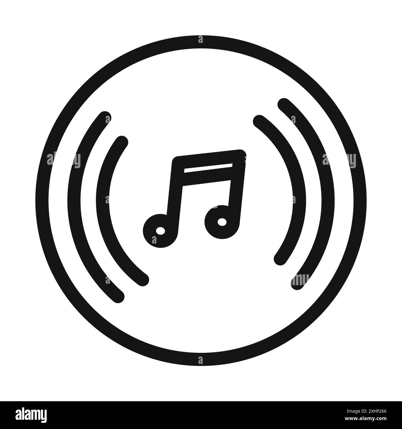 playlist icon Black line art vector in black and white outline set ...