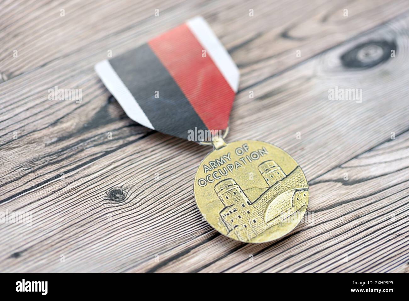 KYIV, UKRAINE - JULY 10, 2024 US Army of Occupation medal. United ...