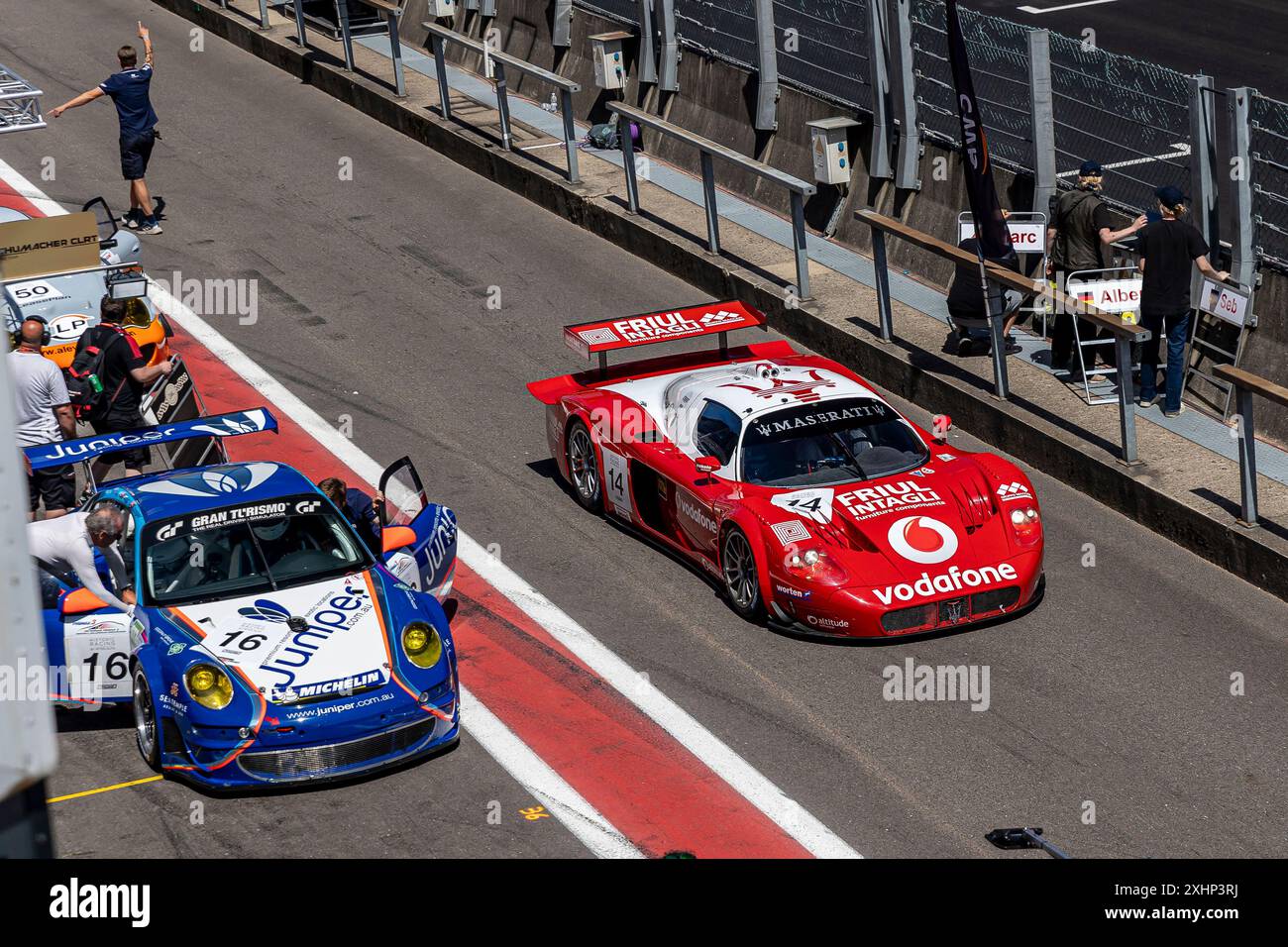 Franchorchamps, Belgium, June 28 2024, #14 Evgeny Kireev - Maserati Mc12 Gt1/2005 during the ...