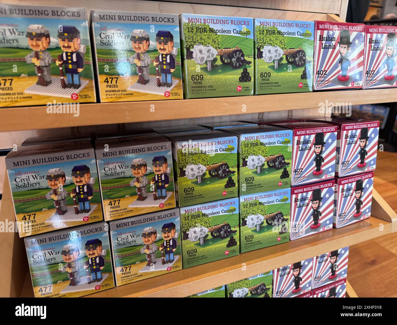 Gettsyburg, Pennsylvania - April 13, 2024: Civil War themed Lego sets ...