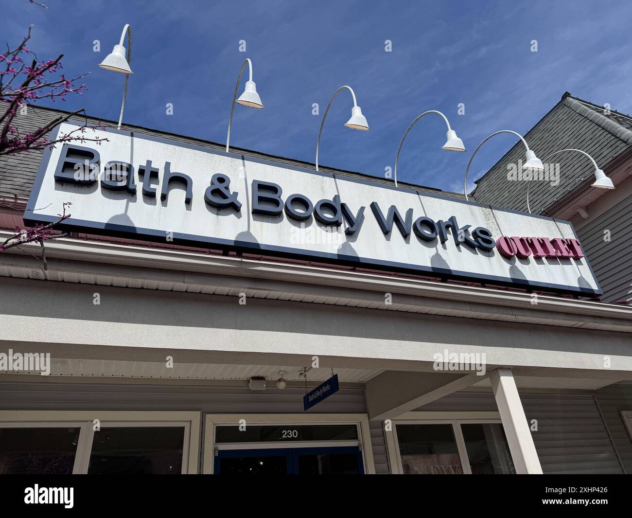 Gettysburg, Pennsylvania - April 13, 2024: Sign and logo for a Bath and ...