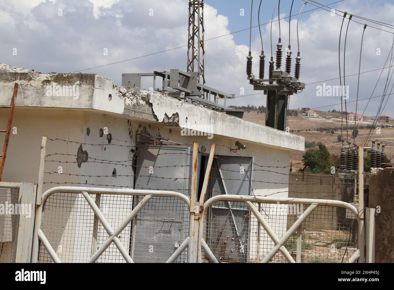 (240715) -- MARJAYOUN, July 15, 2024 (Xinhua) -- This photo shows a ...