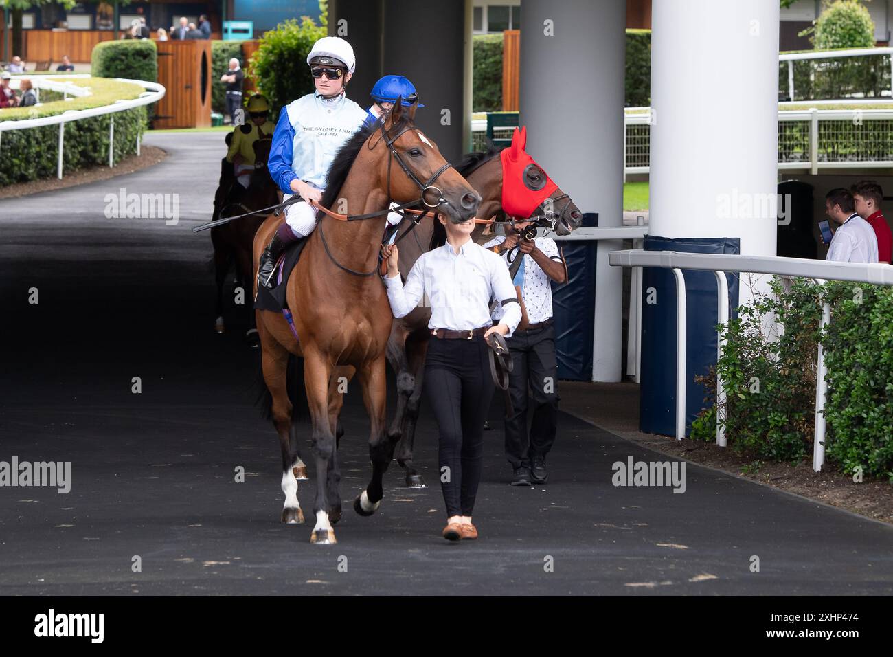 Ascot, Berkshire, UK. 13th July, 2024. Horse Sonny Liston ridden by ...