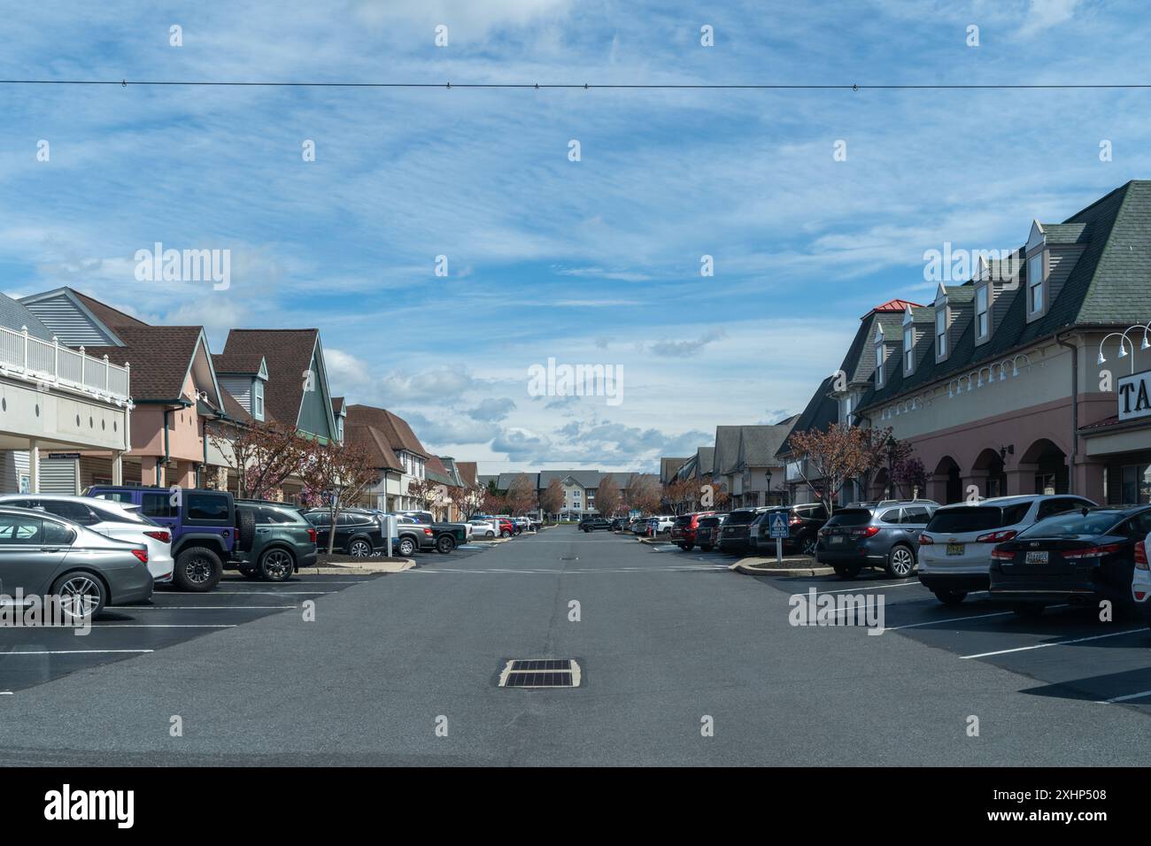 Gettysburg, Pennsylvania - April 13, 2024: The Outlets at Gettysburg, a ...