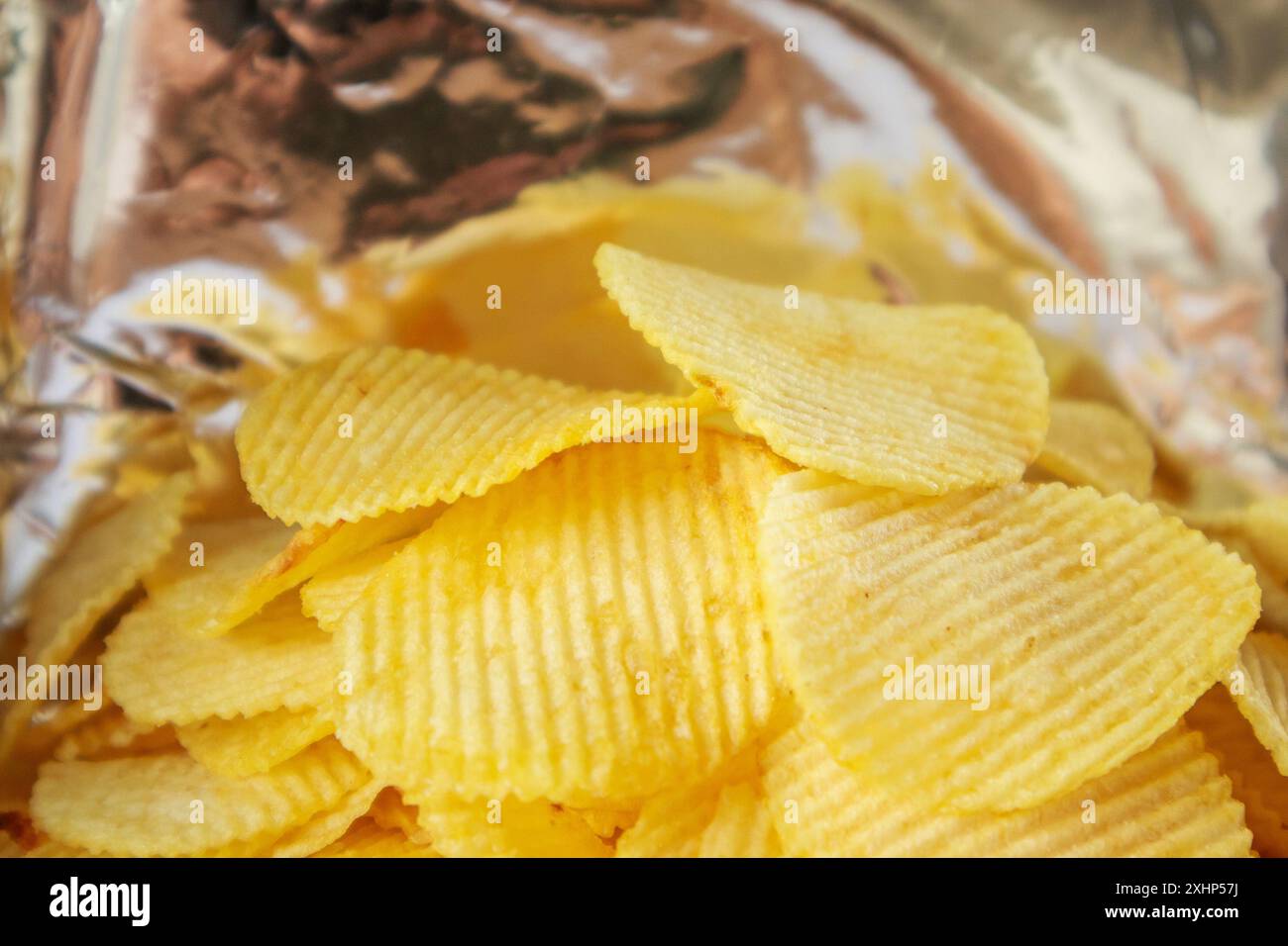 Salty potato crisps in package hi-res stock photography and images - Alamy