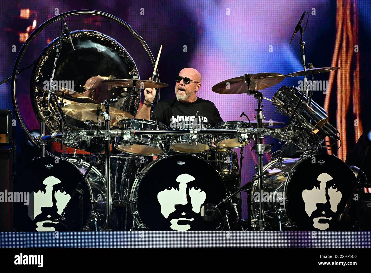West Palm Beach, FL, USA. 13th July, 2024. Jason Bonham of the Sammy ...