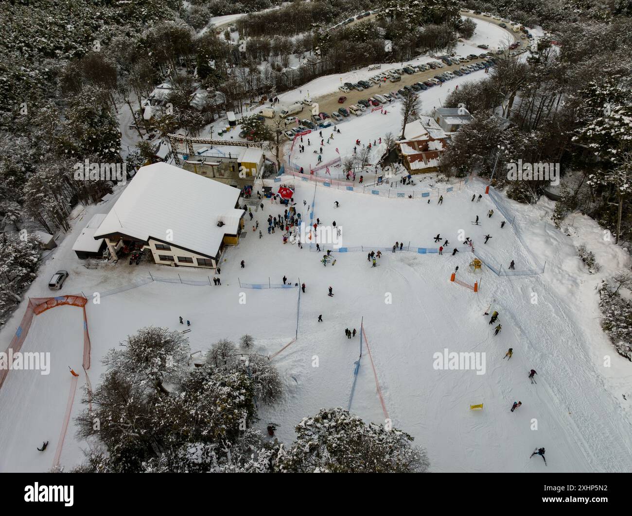 Aerial view of the base of Cerro Castor. Sky Center Stock Photo - Alamy