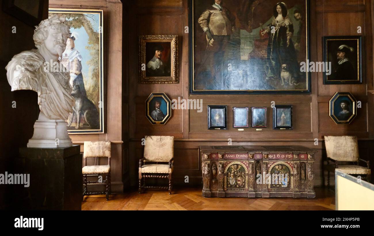 Inside Frederiksborg Castle Stock Photo - Alamy