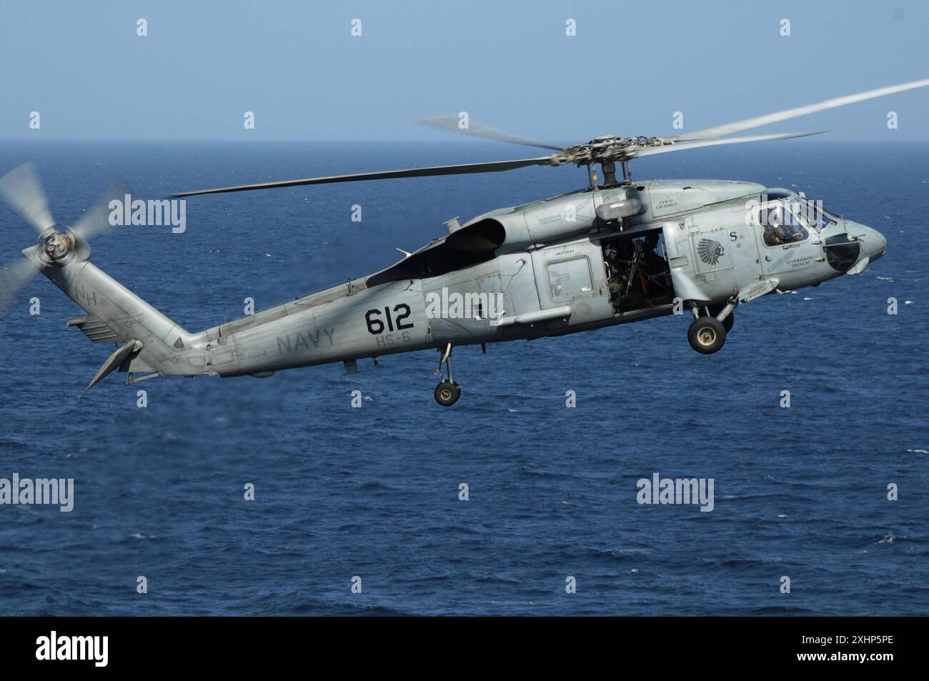 An SH-60F Sea Hawk helicopter assigned to the Indians of Helicopter ...
