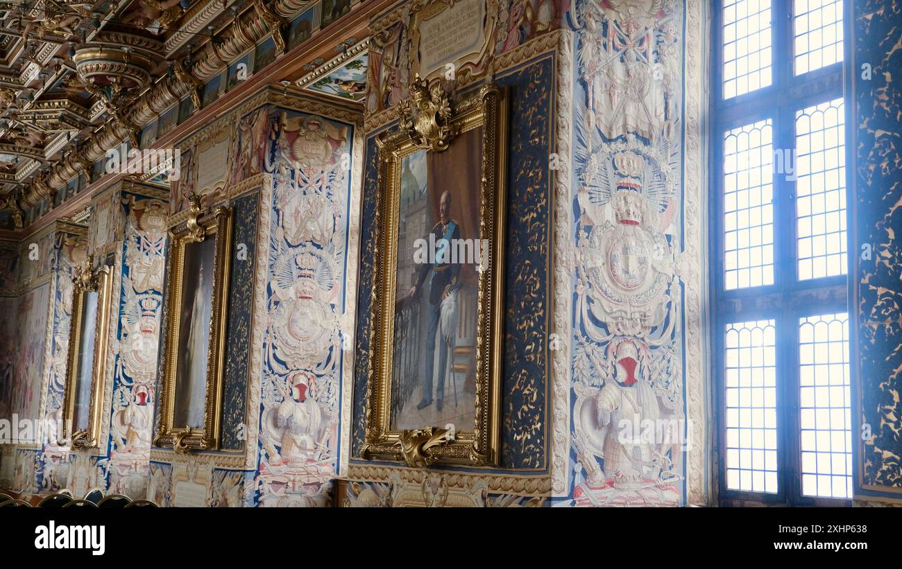 Inside Frederiksborg Castle Stock Photo - Alamy