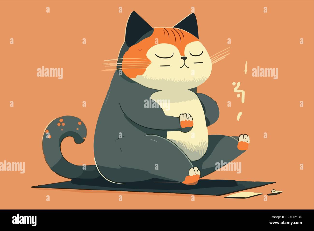 Cat manga style vector illustration Stock Vector Image & Art - Alamy