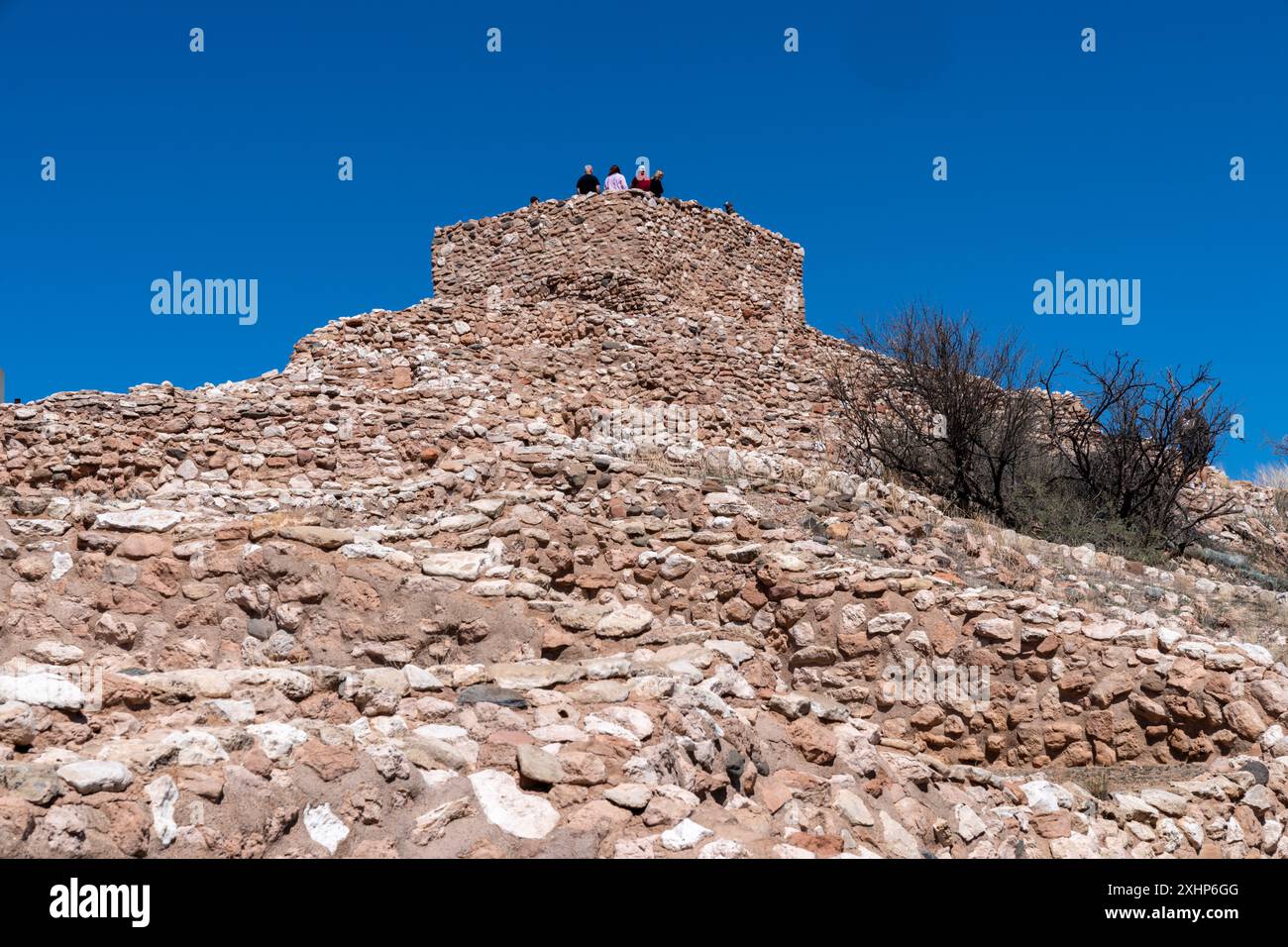 Tuzigoot National Monument - ancient ruins of the Sinagua people Stock ...