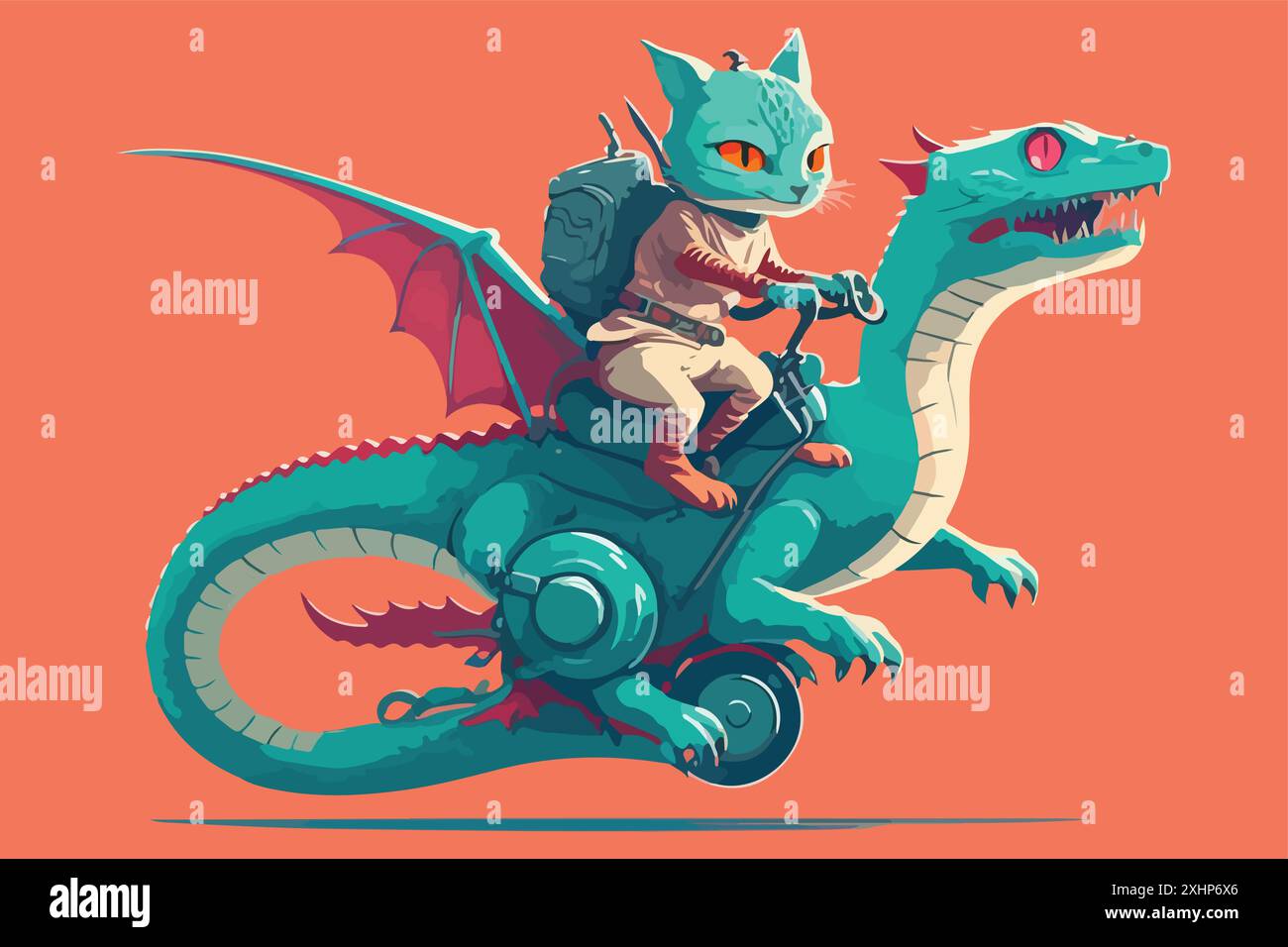 Dragon clipart simple hi-res stock photography and images - Alamy