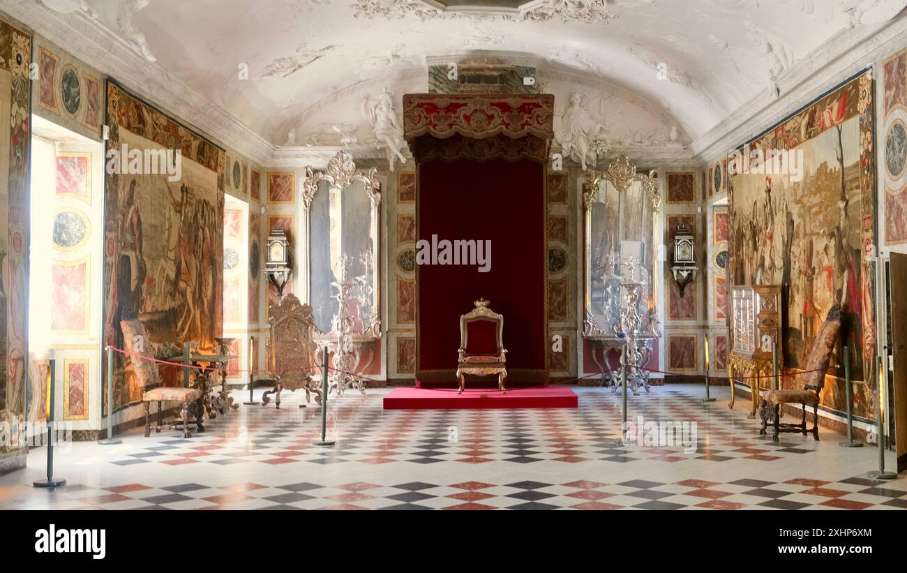 Inside Rosenborg Castle Stock Photo - Alamy