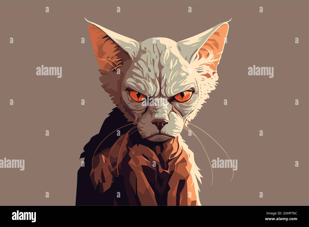 Old Cat vector illustration Stock Vector Image & Art - Alamy